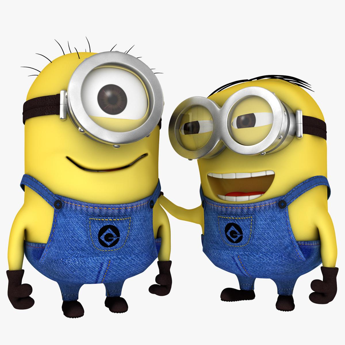 Minion Stuart & Dave 3d model | Best Of 3d Models